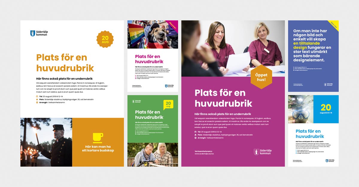 Mallar affischer och flyers - Södertälje kommun